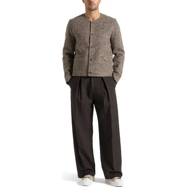 Manière De Voir Textured Bomber Cardigan