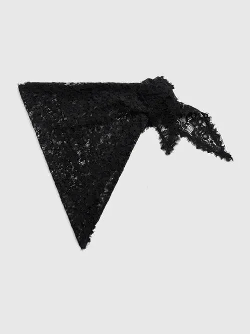 Manière De Voir Kadia Lace Head Scarf