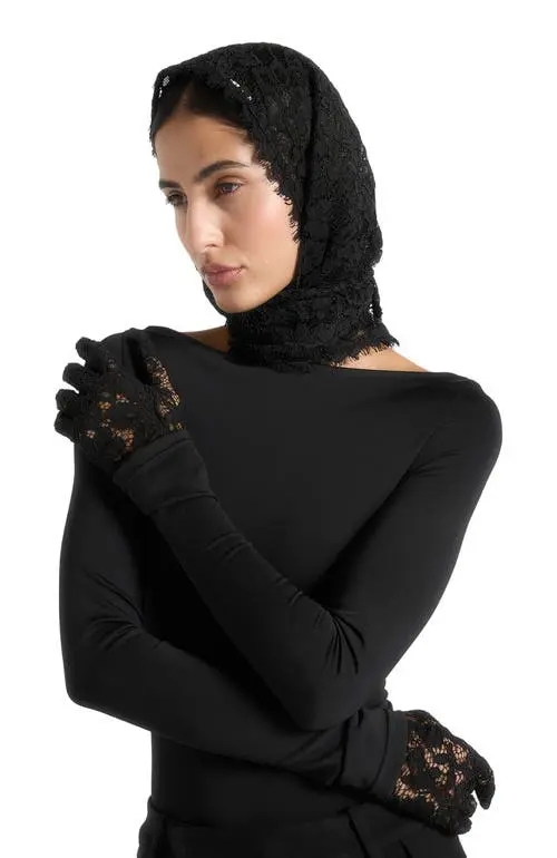 Manière De Voir Kadia Lace Head Scarf