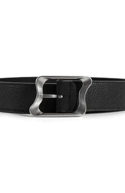 Manière De Voir Eleanor Suede & Leather Statement Belt