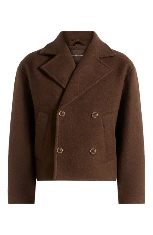 Manière De Voir Mika Double Breasted Wool Jacket