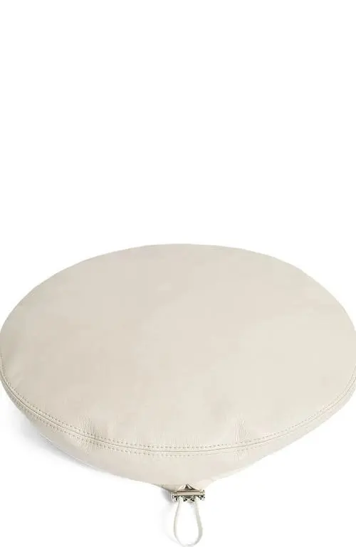 Manière De Voir Maniere De Voir Anya Vegan Leather Beret - Beige