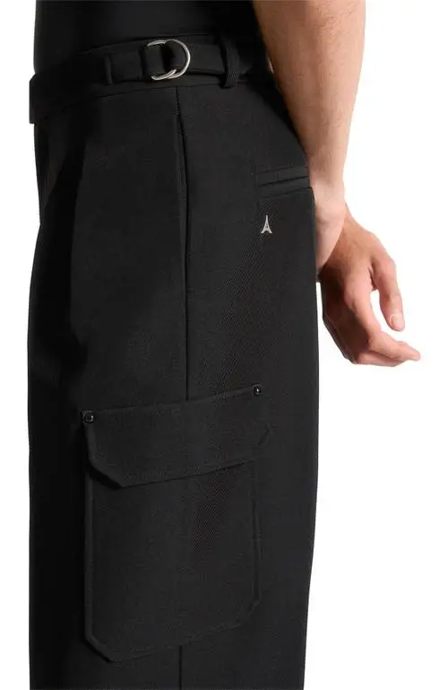 Manière De Voir Relaxed Fit Twill Pocket Trousers