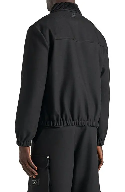 Manière De Voir Twill Signature Jacket - Black