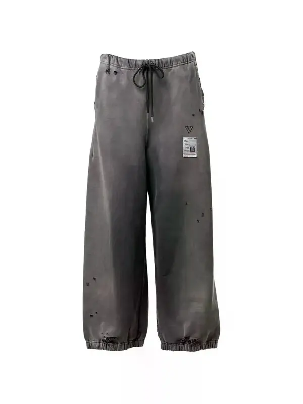Mihara Yasuhiro Sun-faded-like Sweat Pants - Black