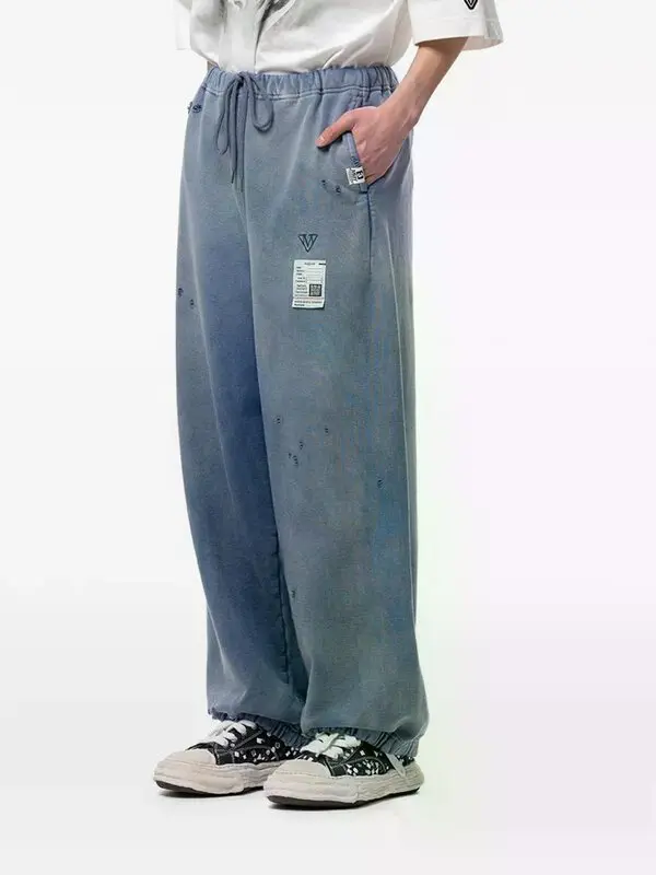 Mihara Yasuhiro Sun-faded-like Sweat Pants - Blue