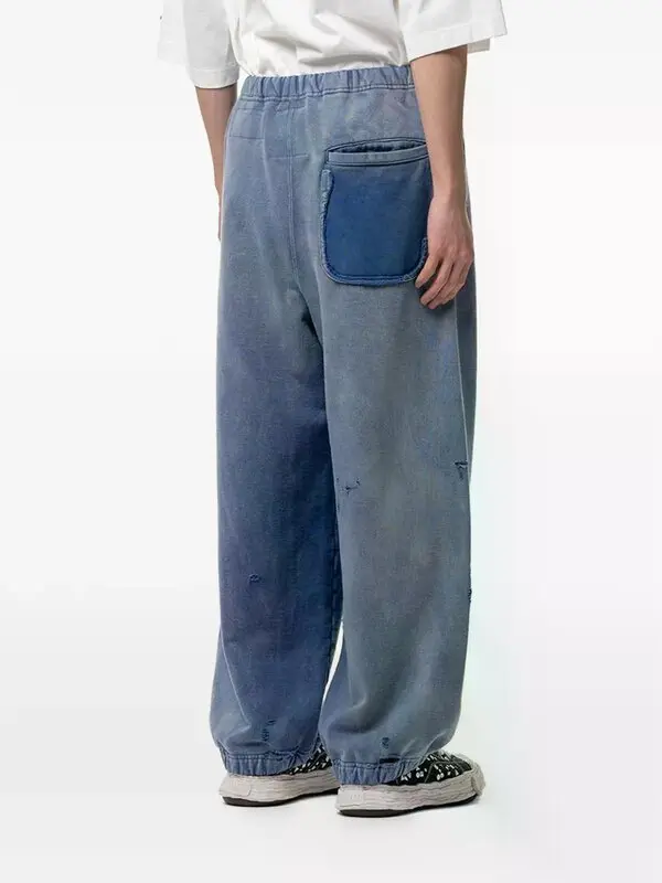 Mihara Yasuhiro Sun-faded-like Sweat Pants - Blue