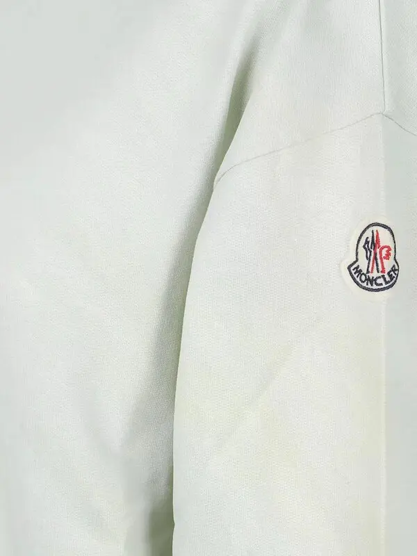 Moncler Logo-embroidered Crew Neck Sweater - Green