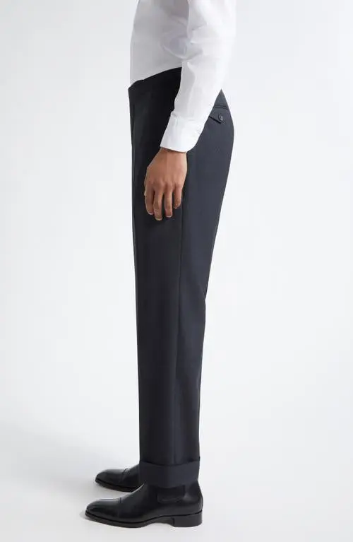 J. MUESER Waverly Single Pleat Tapered Trousers