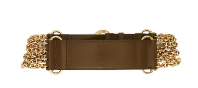 Chloé Camera Chain Belt - Dark Khaki