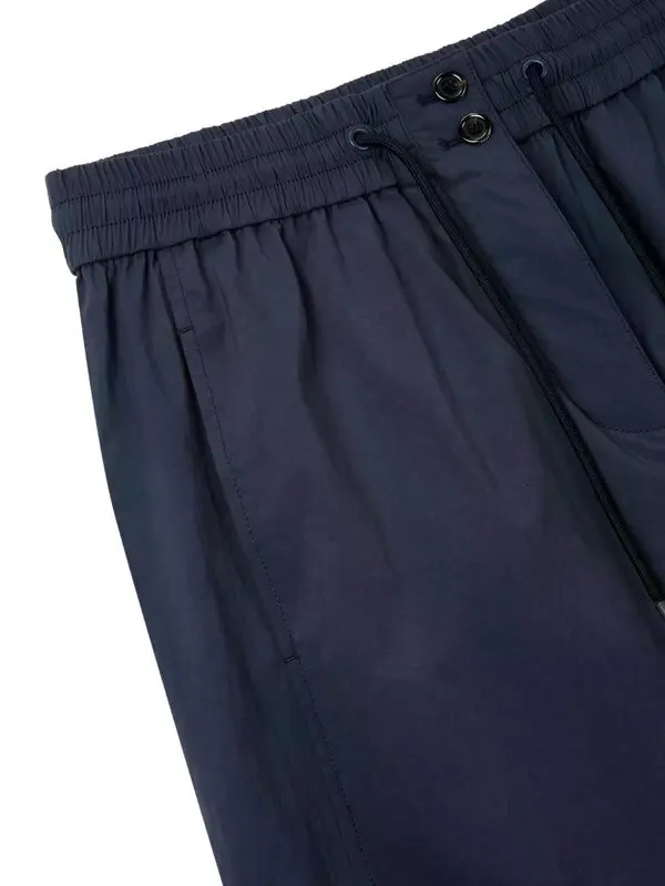 STUDIO TOMBOY Elasticated Drawstring Wide-leg Trousers - Blue