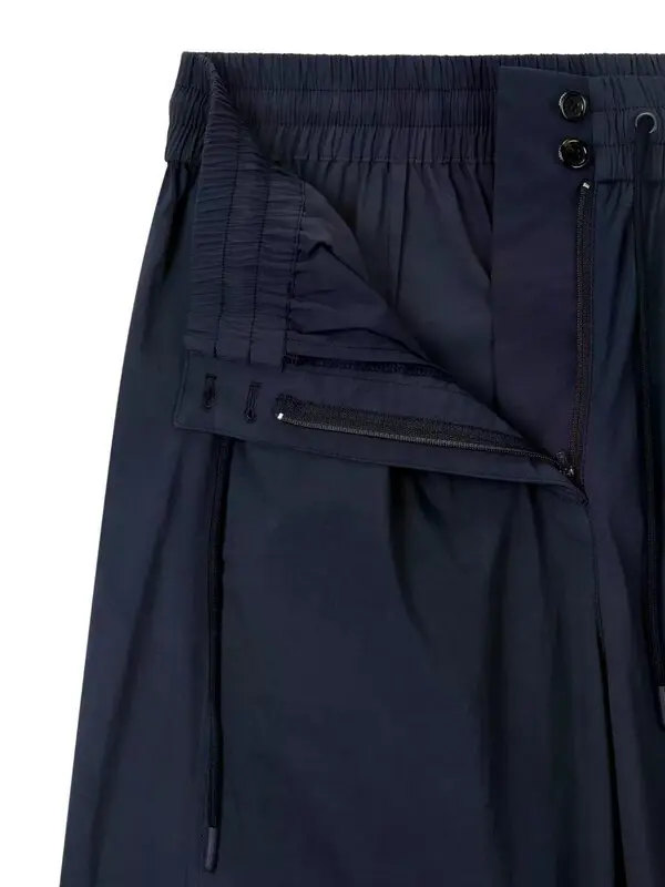 STUDIO TOMBOY Elasticated Drawstring Wide-leg Trousers - Blue