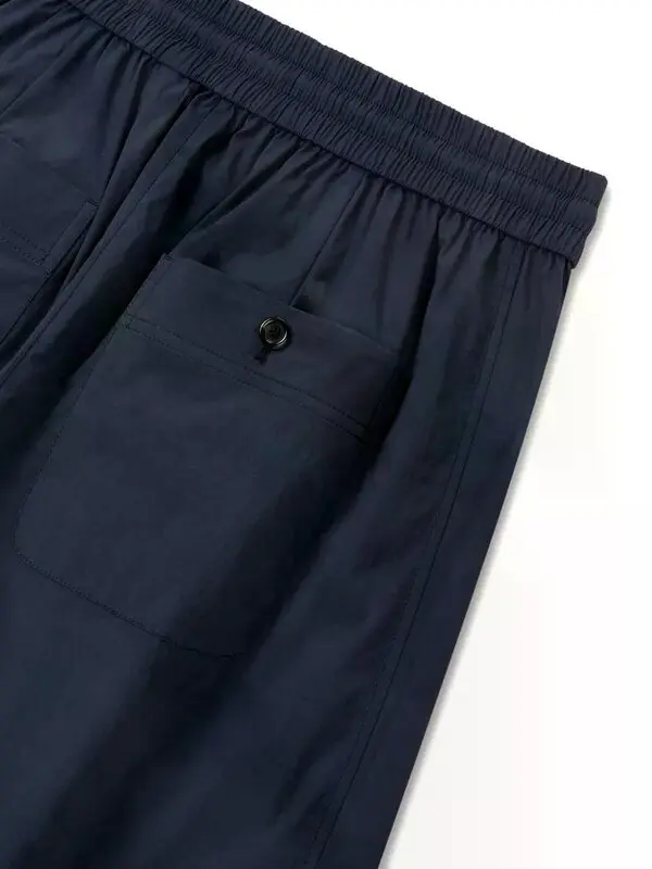 STUDIO TOMBOY Elasticated Drawstring Wide-leg Trousers - Blue