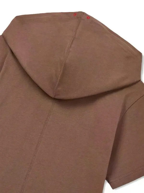 STUDIO TOMBOY Short Sleeve Textured Hoodie