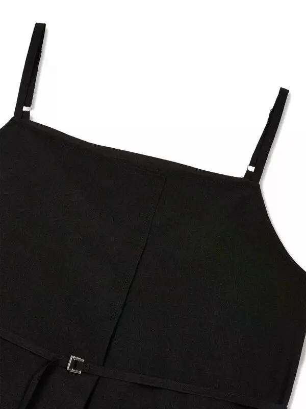 STUDIO TOMBOY Belted Asymmetric Hem Top