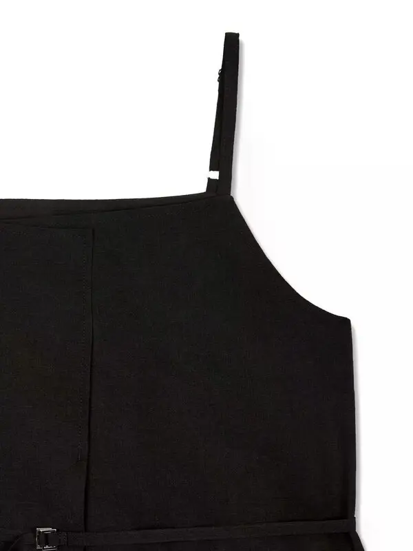 STUDIO TOMBOY Belted Asymmetric Hem Top
