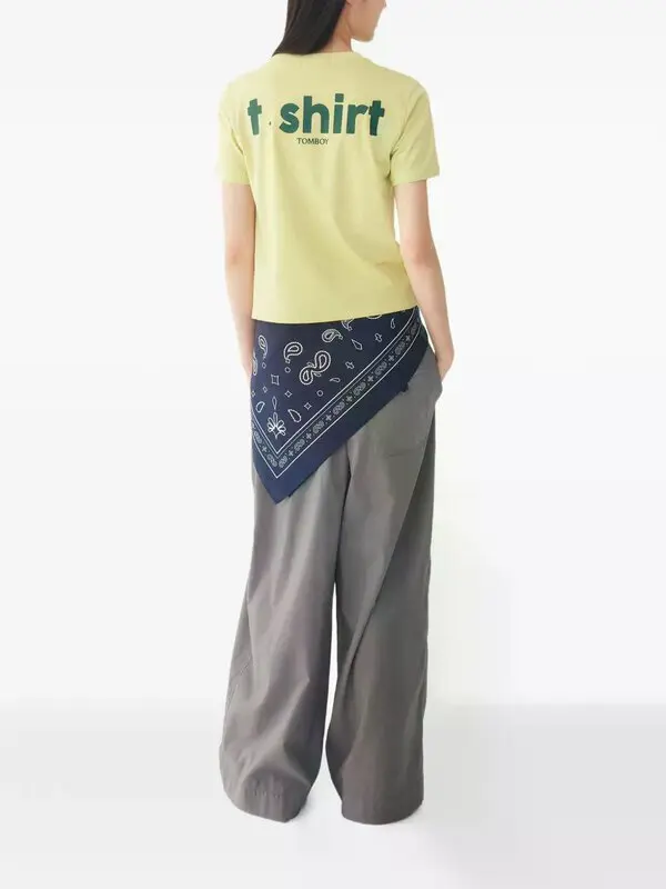 STUDIO TOMBOY Drawstring Pleated Trousers - Grey