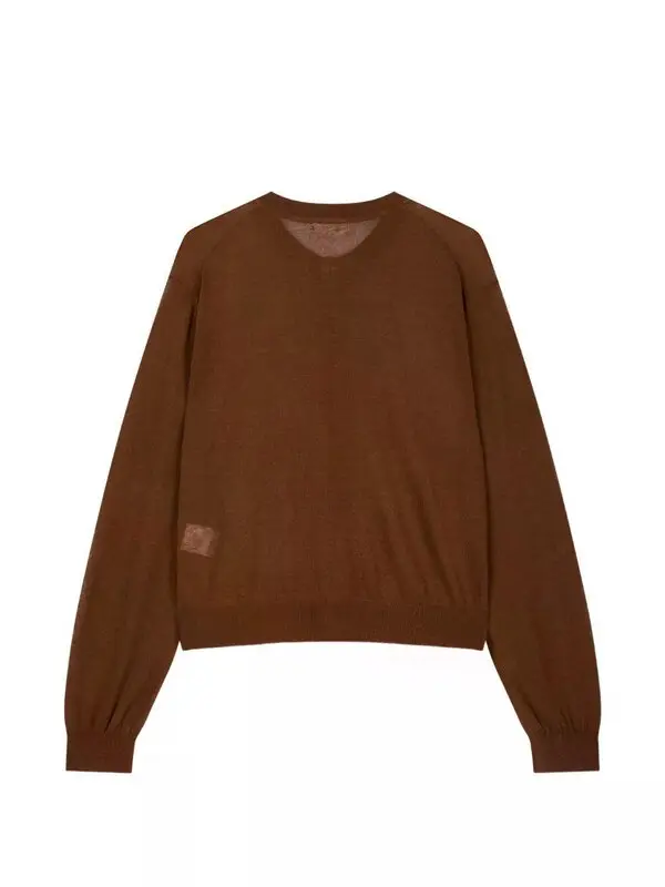 STUDIO TOMBOY Ribbed-trim Button-up Cardigan