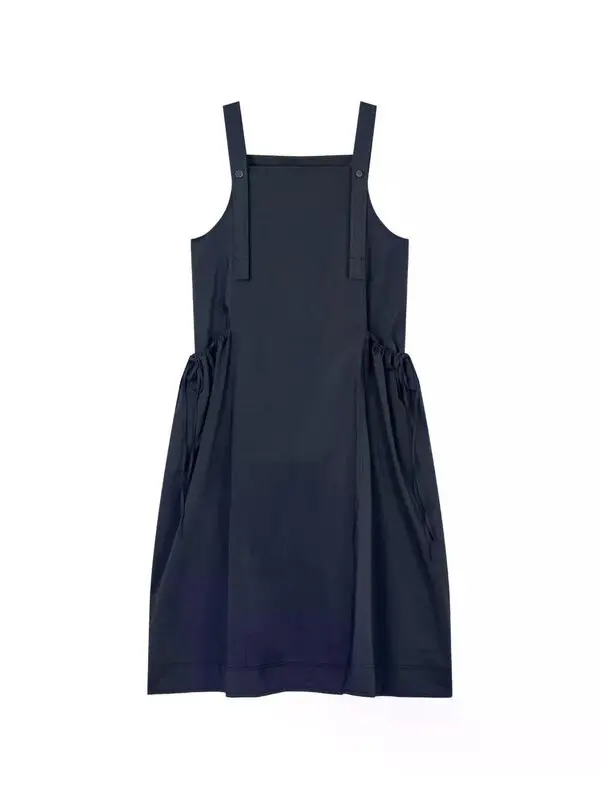 STUDIO TOMBOY Pinafore Dress With Drawstring Waist - Black