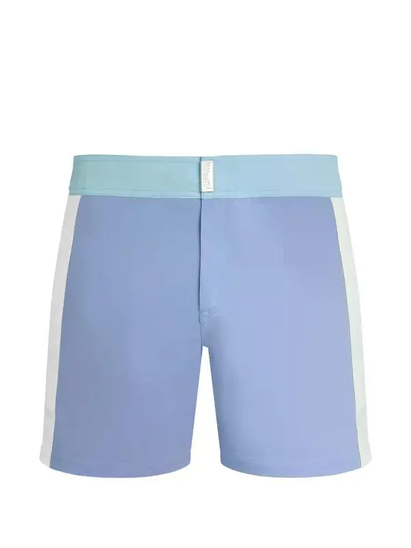 Vilebrequin Color-block Stretch Swim Shorts - Blue