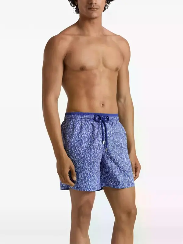 Vilebrequin Graphic Shell Swim Shorts - Blue