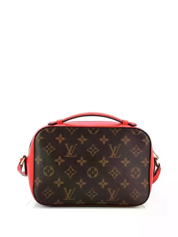 LOUIS VUITTON Monogram Canvas Leather Crossbody Bag - Brown