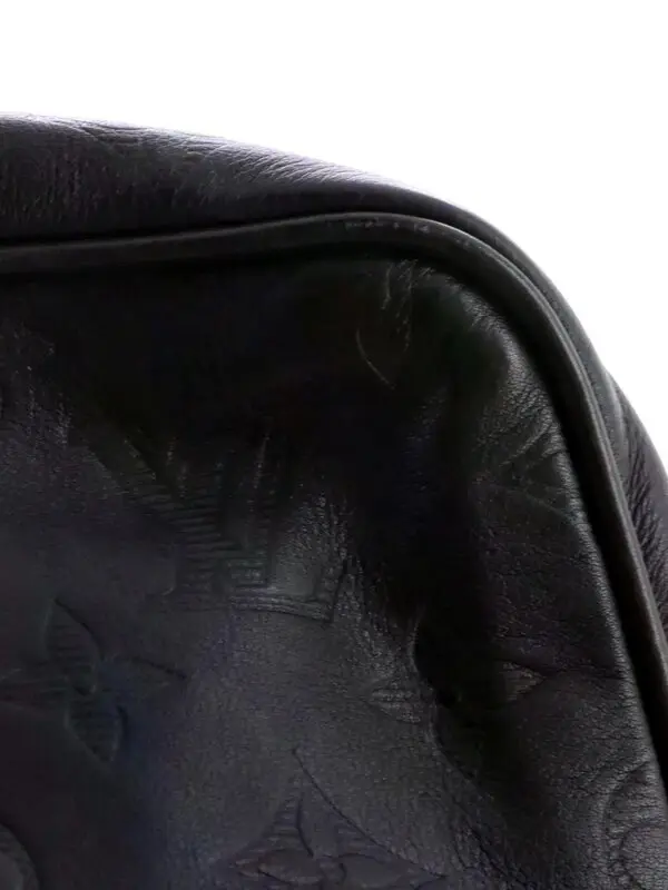 LOUIS VUITTON Monogram Shadow Leather Danube Pm Crossbody Bag - Black