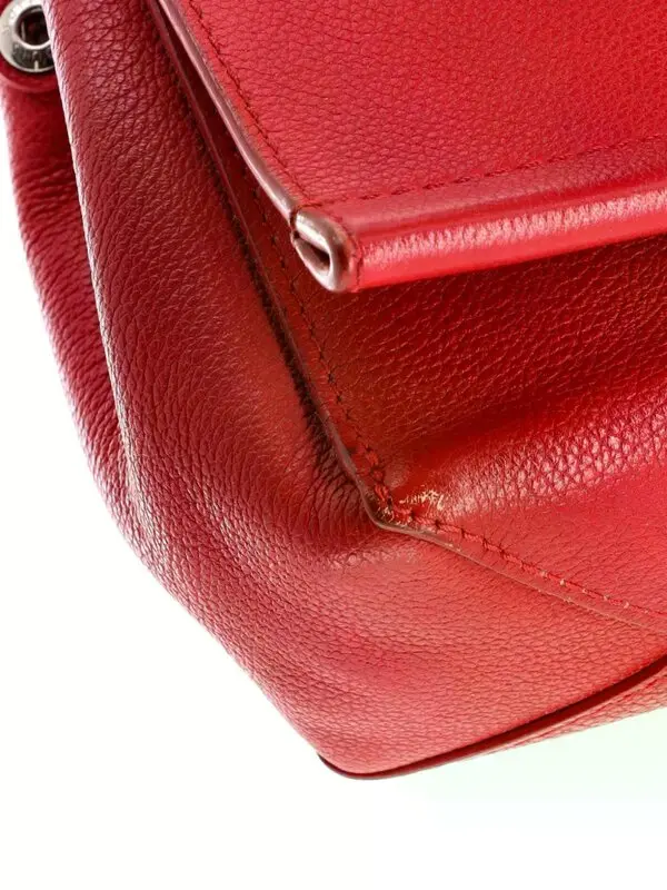 LOUIS VUITTON Lockme Ii Handbag Leather Bb Crossbody Bag - Red