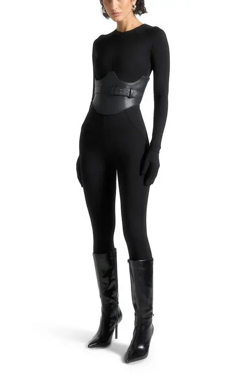 Manière De Voir Maniere De Voir Vegan Leather Corset Belt