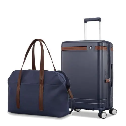 SAMSONITE Virtuosa 2-piece Luggage Set: Weekender And Carry-on - Navy