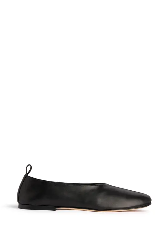 NEIL J. RODGERS Sabby Flat In Italian Nappa Leather - Black