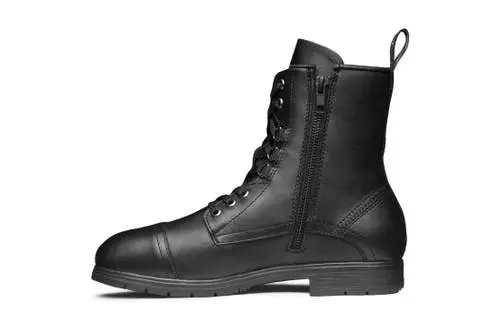 XENA WORKWEAR Spice Steel Toe Lace Up Zip Safety Boot - Black