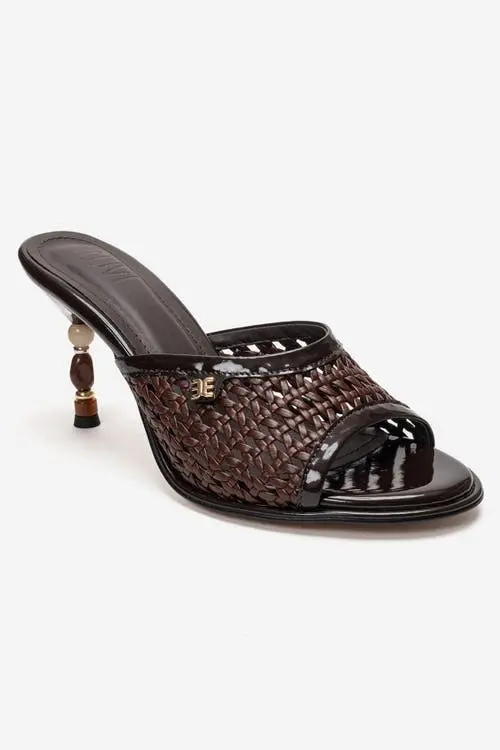PROLOGUE SHOES Selvian Woven Stiletto Sandal