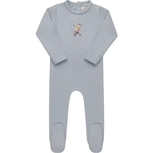 ELY'S & CO. Playful Mouse Footie - Blue
