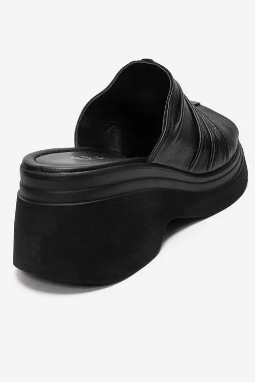 FOREVER & ALWAYS SHOES Nellie Leather Platform Sandal
