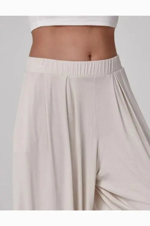 FOREVER & ALWAYS Seralya Lightweight Modal Lounge Pants - Beige