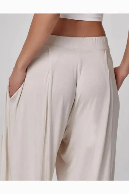 FOREVER & ALWAYS Seralya Lightweight Modal Lounge Pants - Beige