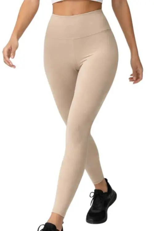 FOREVER & ALWAYS Zarine Modal Blend Leggings - Beige