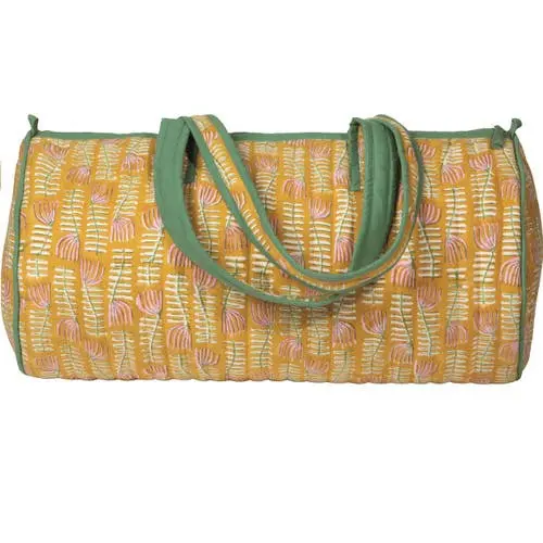 DANICA BRANDS Venus Block Print Weekender Bag