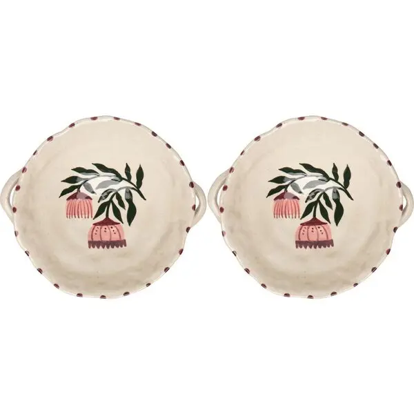 DANICA BRANDS Footed Venus Bowlset Of 2