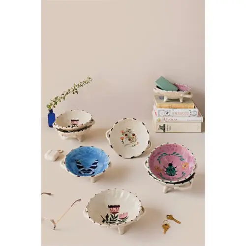 DANICA BRANDS Footed Venus Bowlset Of 2