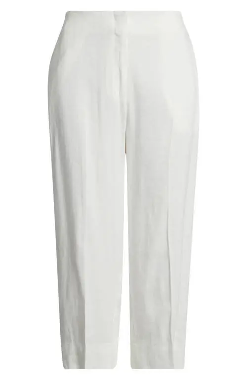 Theory Slit Capri Pants - Ivory