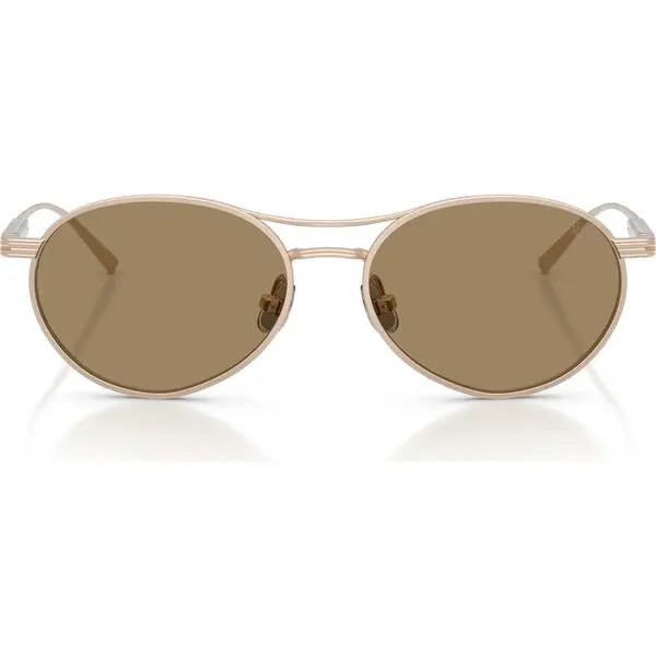 Brunello Cucinelli Oval Sunglasses - Rose Gold