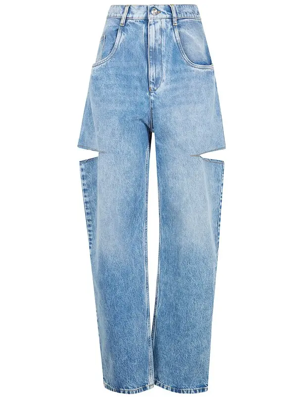 MAISON MARGIELA Barrel Leg Jeans - Blue