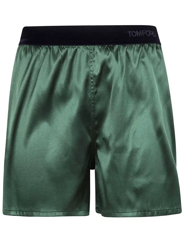 TOM FORD Stretch Silk Satin Pj Shorts