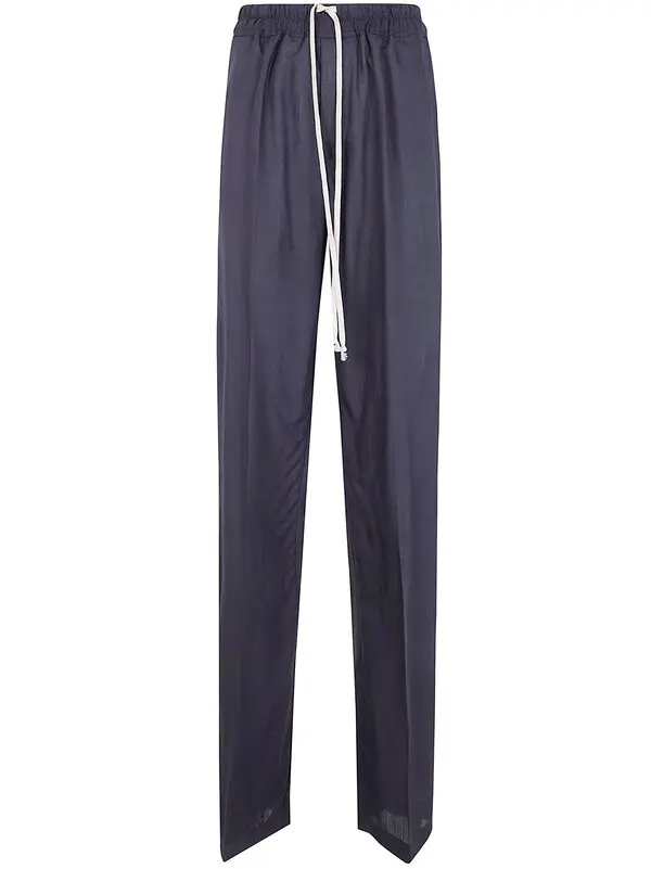 Rick Owens Dietrich Drawstring Trousers - Black