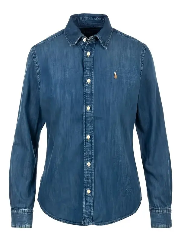 Polo Ralph Lauren Slim Fit Denim Shirt - Blue