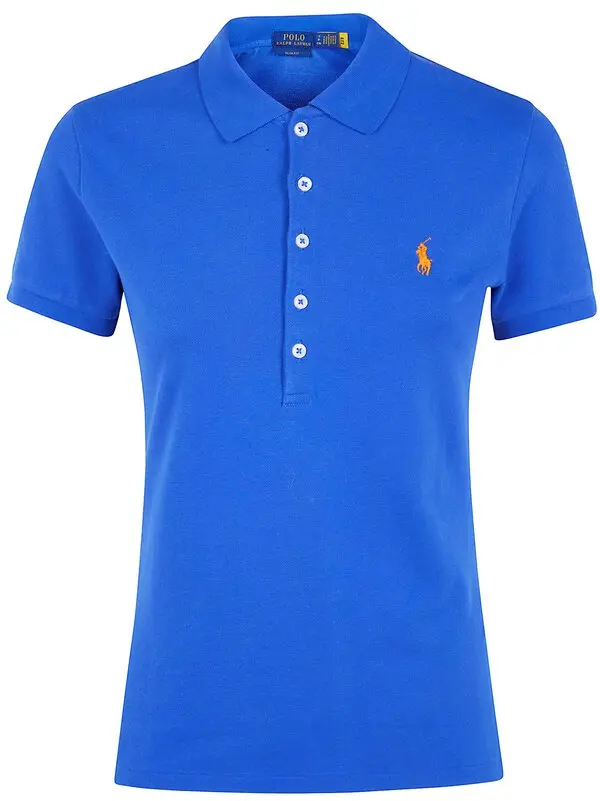 Polo Ralph Lauren Julie Short Sleeve Polo Shirt - Blue