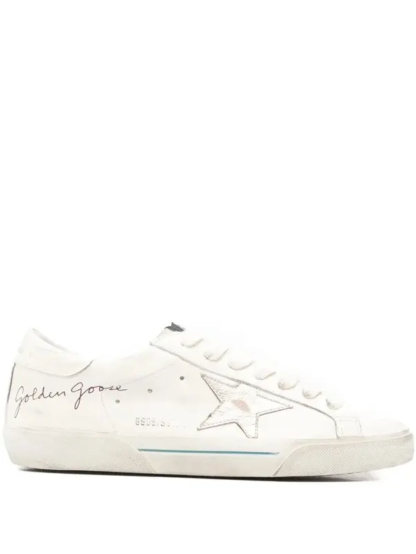 GOLDEN GOOSE Super Star Trainers - White