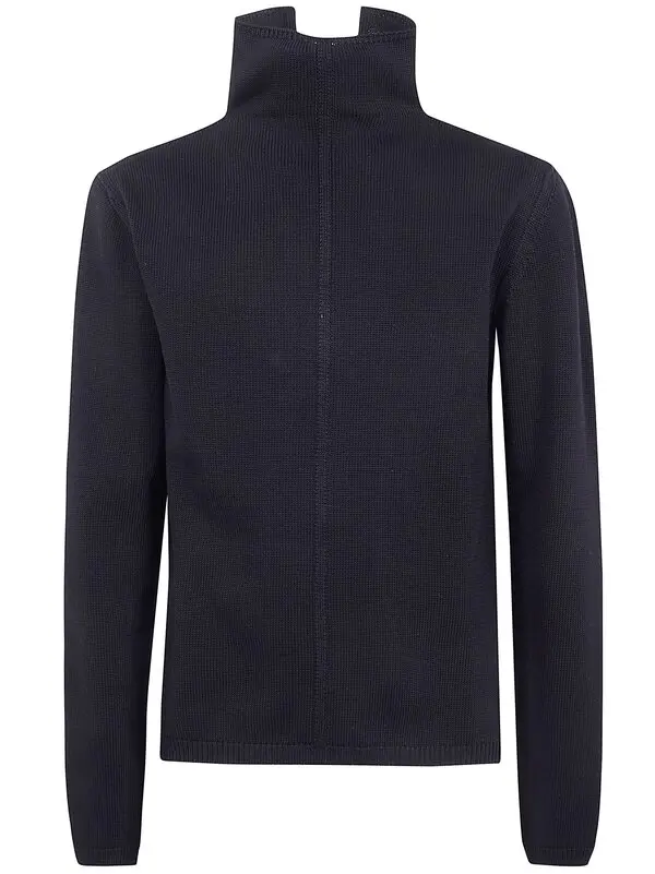 Rick Owens Turtle Tabard" Sweater - Black